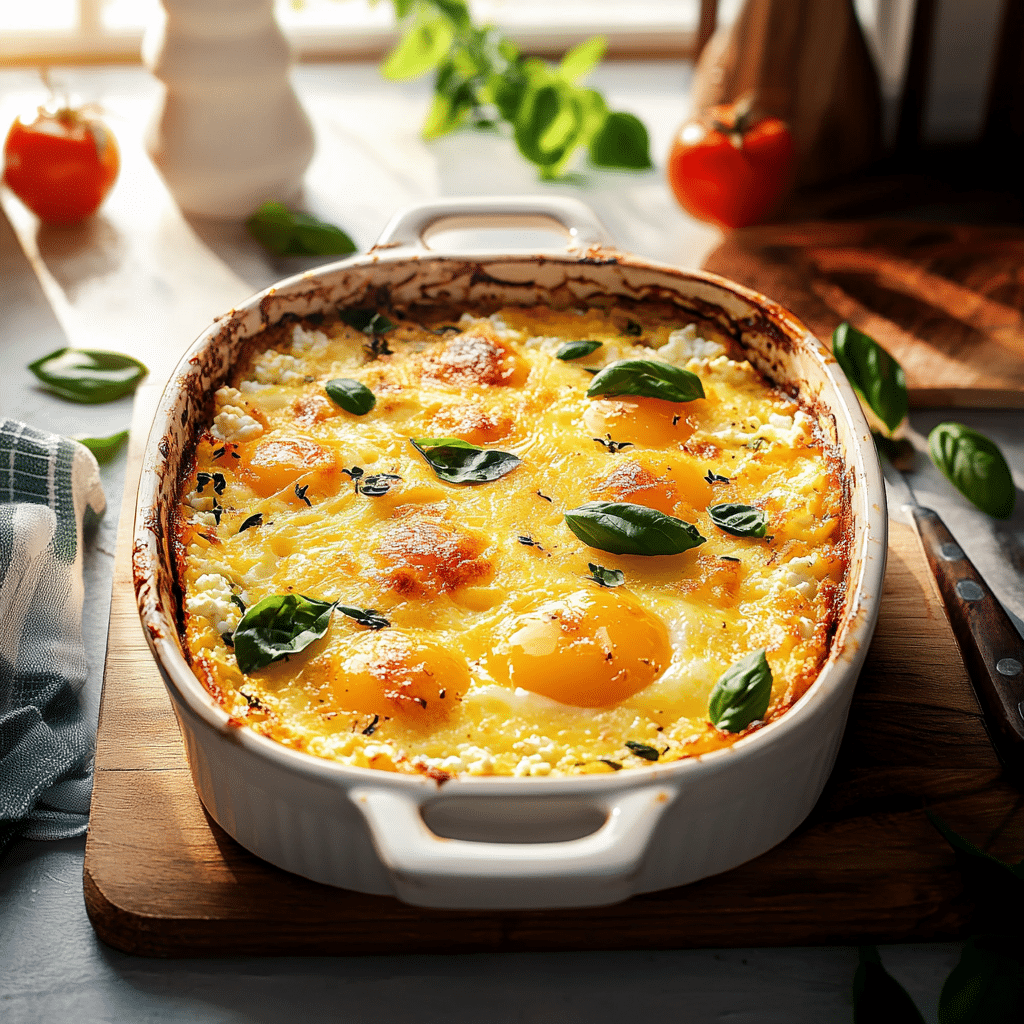 High Protein Egg Bake with Cottage Cheese – Easy Power Meal
