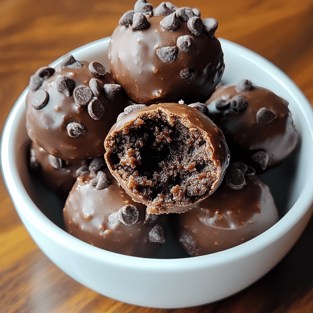 No Bake Cottage Cheese Brownie Batter Protein Bites You’ll Love