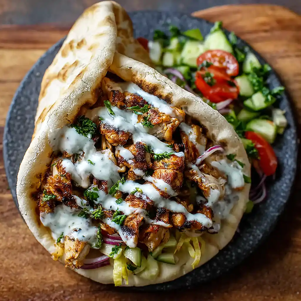 Chicken Shawarma with Garlic Sauce: Juicy, Fast & Flavorful