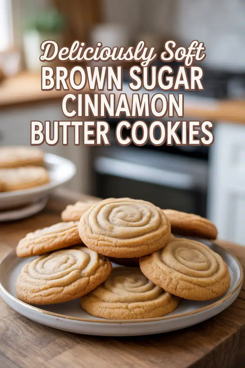 Deliciously Soft Brown Sugar Cinnamon Butter Cookies